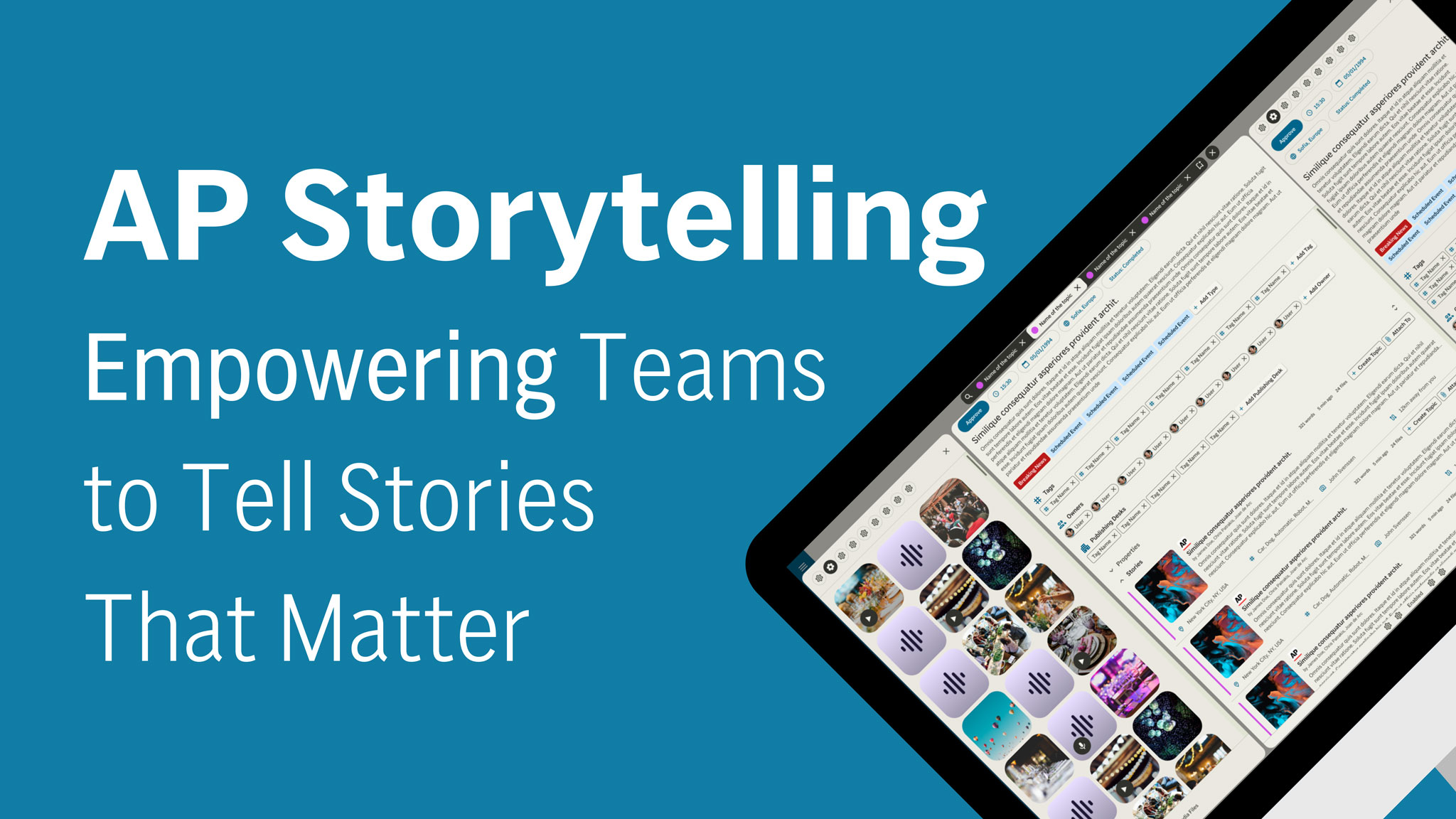 NAB 2024: AP Workflow Solutions Showcases Newsroom Innovation with AI and AP Storytelling