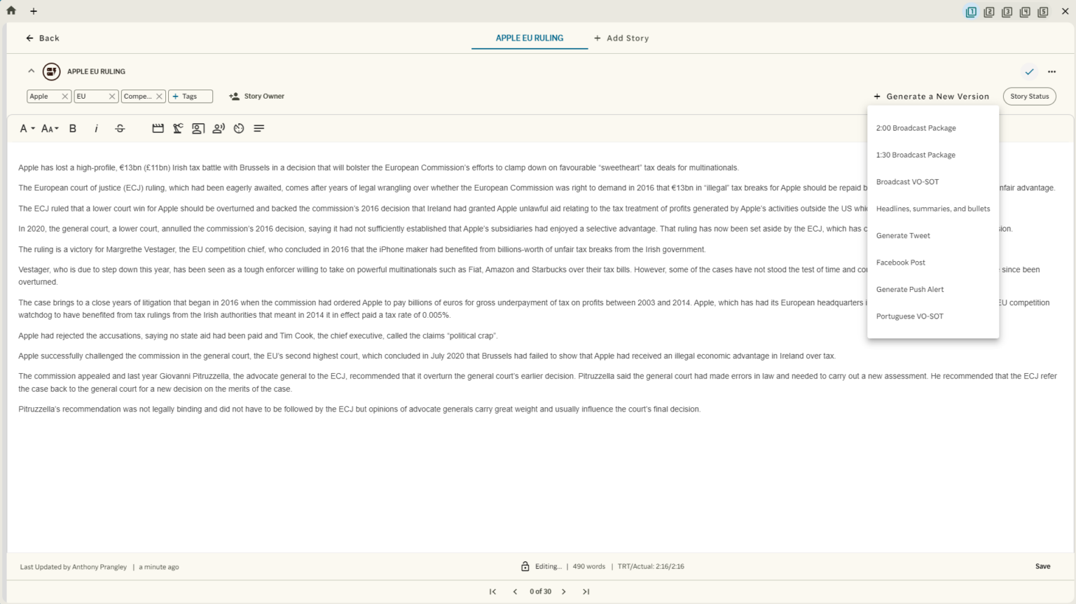 AP Storytelling - Revolutionize Your News Production Workflow | Associated Press